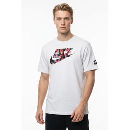 T-Shirt Nike "U NSW TEE LSE AIR AOP", Herren, Gr. XL, wei&szlig;, Obermaterial: 100% Baumwolle, normal, Rundhals, Shirts T-Shirt, f&uuml;r sportliche Aktivit&auml;ten, kurz&auml;rmlig, kragenlos, ohne Verschluss