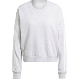 Adidas W 3S FT Sweatshirt Damen - Gr&ouml;&szlig;e L - grau