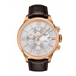 Tissot Chemin Des Tourelles Braun Herren Armbanduhr T0994273603800