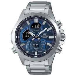 Casio Edifice Herren-Silberuhr ECB-30D-2AEF