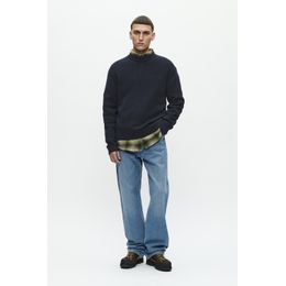 Wood Wood Strickpullover WWMorten Casual fit dark blue