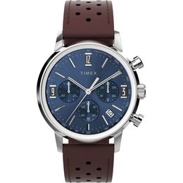 Timex Marlin Chrono Herrenbraun Uhr TW2W10200
