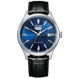 Citizen Schwarz Herren Armbanduhr NH8390-20LE