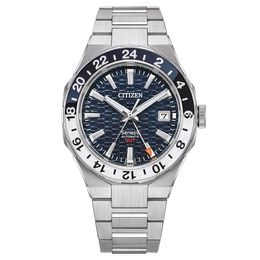 Citizen Series 8 Gmt Silber Herren Armbanduhr NB6034-58L