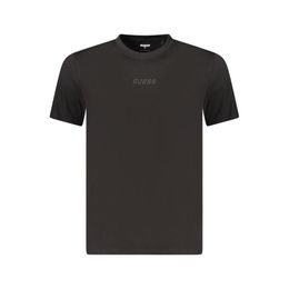 Guess Jeans Schwarzes T-Shirt aus Bio-Baumwolle f&uuml;r Herren
