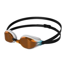 Speedo - "Fastskin Speedsocket 2" Schwimmbrille f&uuml;r Herren/Damen Unisex (Wei&szlig;/Silber)