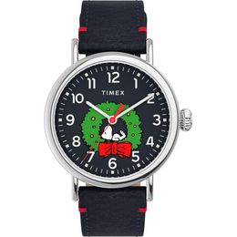 Timex Peanuts Waterbury Standard Herren Blau Uhr TW2U86300