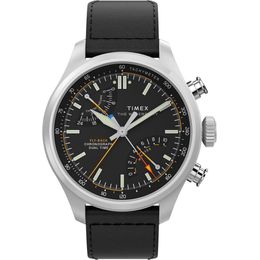 Timex Waterbury Ace Fly-back Schwarz Herren Armbanduhr TW2Y70000