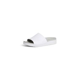 MUBB - Pantolette, weiss, Gr. 42 - Leder
