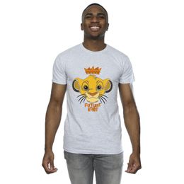 Disney - "The Lion King Future King" T-Shirt f&uuml;r Herren (Grau)