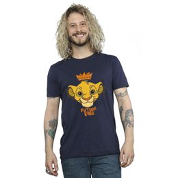 Disney - "The Lion King Future King" T-Shirt f&uuml;r Herren (Marineblau)