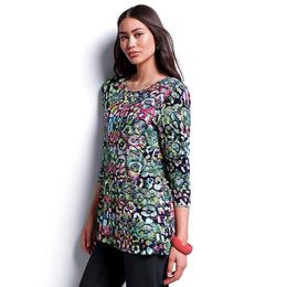 Anna Aura - Rundhals-Shirt mit 3/4-Arm, mehrfarbig, Gr. 44 / L