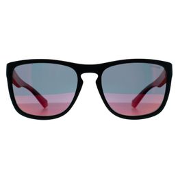 Polaroid Quadratisch Unisex Schwarz Rot Mehrschichtig Polarisiert PLD 2161/S