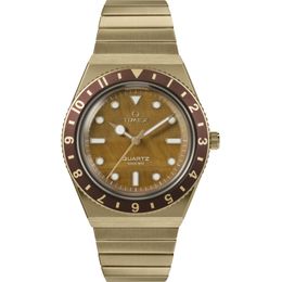 Timex Q Diver Inspiration Damen Goldene Uhr TW2V92500