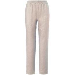 Peter Hahn - Hose aus 100% Leinen, beige, Gr. 36 / S - Leinen