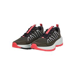 Wanderschuh Jack Wolfskin "WILD HIKE LOW M", Herren, Gr. 42,5, braun (obsidian moss), Synthetik, Schuhe Wanderschuh, Outdoorschuh, Trekkingschuh