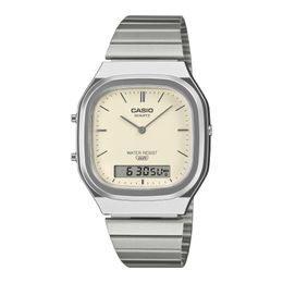 Casio Casio Collection Vintage Silber Unisex Armbanduhr AQ-240E-7A2EF