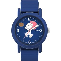 Timex Peanuts Originals Camper Blau Unisex Armbanduhr TW2W48500
