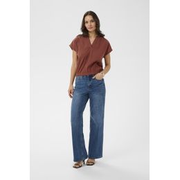 Kaffe Kurzarm-Bluse KApauline Kurzarm-Bluse Baggy fit