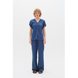 Inwear Kurzarm-Bluse Relaxed fit Medium Blue medium blue
