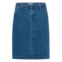 Jeansrock Cream "Denimrock CRVisti", Damen, Gr. 36, blau (indigo blau denim), Obermaterial: 80% Baumwolle CO. 18% Polyester PES. 2% Elasthan EL., R&ouml;cke Jeansrock