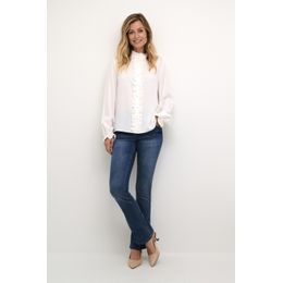 Cream Langarm - Hemd Feminine white
