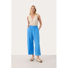 PART TWO Casual Hose Easy fit Marina blue