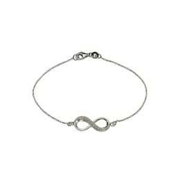 ZEEme Silber Armband Silber 925 mit Unendlichkeitszeichen 19cm lang