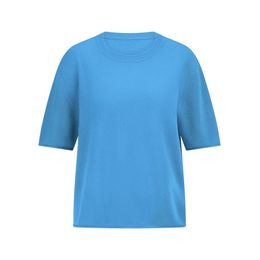 Peter Hahn - Rundhals-Pullover aus 100% Kaschmir, blau, Gr. 36 / S - Kaschmir