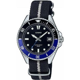Casio Casio Kollektion Unisex schwarze Uhr MDV-10C-1A2VEF