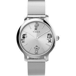 Timex Peanuts Transcend Silber Damen Armbanduhr TW2W46000