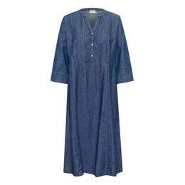 Jeanskleid Kaffe "Denimkleid BPalice", Damen, Gr. S, N-Gr, blau (blau washed denim), Obermaterial: 100% Baumwolle CO., Kleider