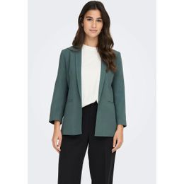 Kurzblazer Only "ONLSAFRON BLAZER TLR NOOS", Damen, Gr. 34XS, gr&uuml;n (balsam gr&uuml;n), Web, Obermaterial: 100% Polyester, unifarben, Blazer Kurzblazer