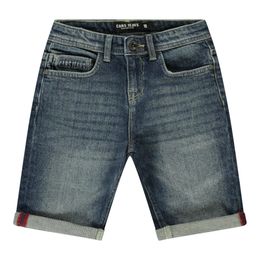 Jeansbermudas Cars Jeans "Shorts TARGET", M&auml;dchen, Gr. 10 (140), N-Gr, schwarz used, Denim/Jeans, Obermaterial: 99% Baumwolle, 1% Elasthan, Abriebeffekte, Basic kniefrei, Jeans