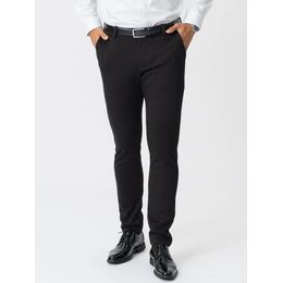 Chinohose TEESHOPPEN "TEESHOPPEN Trouser The Original Performance", Herren, Gr. 29x34, L&auml;nge 34, schwarz, Obermaterial: 75% Polyester, 22% Viskose, 3% Elasthan, Hosen Chinohose
