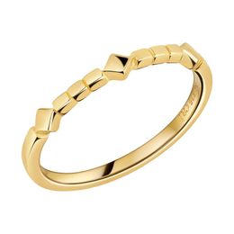 CAI Fingerring CA&Iuml; "925 Silber vergoldet" Gr. 50, gelb, Fingerringe, Damen, 050 (15,9), Silber 925 (Sterlingsilber), Fingerring