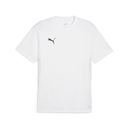 Fu&szlig;balltrikot Puma "TEAMGOAL JERSEY", Herren, Gr. M, wei&szlig; (Puma wei&szlig;, Puma schwarz, feather gray), Web, Obermaterial: 100% Polyester, unifarben, regular fit normal, Rundhals, Trikots Fu&szlig;balltrikot, Fu&szlig;ball, Kurzarm, sportlicher Stil, leichtes Webmaterial