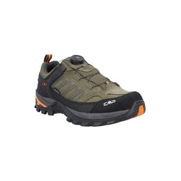 Wanderschuh CMP "Rigel Low", Herren, Gr. 42, gr&uuml;n (oliv, schwarz), Obermaterial: 100% Nylon NY., Schuhe Wanderschuh