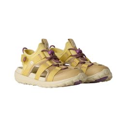Outdoorsandale The North Face "Y EXPLORE CAMP SHANDAL", Kinder, Gr. 33,5, khaki stone, honeyed san, Textil, Schuhe Outdoorsandale