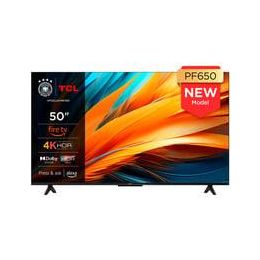 TCL 50PF650, LED-Fernseher 126 cm (50 Zoll), schwarz, UltraHD/4K, Triple Tuner, FireTV OS 7