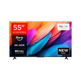 TCL 55PF650A, LED-Fernseher 140 cm (55 Zoll), schwarz, UltraHD/4K, Triple Tuner, FireTV OS 8