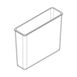 Hansgrohe XtraStoris Abfalleimer 15x30x10 (87694000)