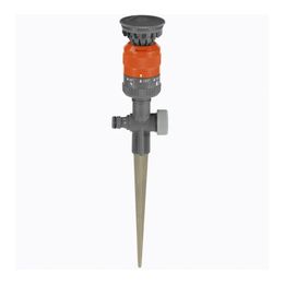 Gardena Comfort Kreisregner Vario (auf Spike) f&uuml;r Bew&auml;sserung von mittelgro&szlig;en Fl&auml;chen, aus Kunststoff und Metall, Reichweite bis 17 m, auf Spike montiert, 01949-20)