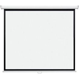 MAGNETOPLAN manuelle Rollo-Leinwand 3000x2250 mm, 4:3, Stahlblechgeh&auml;use wei&szlig;, Wand-/Deckenmontage