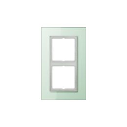 Jung Rahmen 2-fach mt ws waage/senkrecht LSP 982 GLAS (LSP982GLAS)
