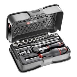 Facom Steckschl&uuml;ssel-Set 1/4 R.161B, 19-tlg (R.161-3P6)