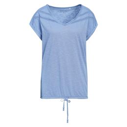 Gina Damen T-Shirt mit Knotendetail
