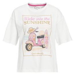 Gina Damen T-Shirt mit Print