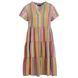 Gina Damen Musselin-Kleid im Tunika-Stil