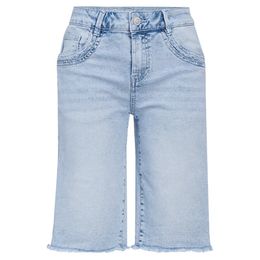 Gina Damen Jeansshorts mit Knopf